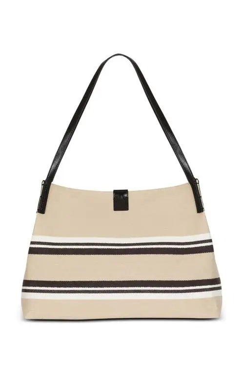 Balmain Medium Release Shopper Bag - Beige