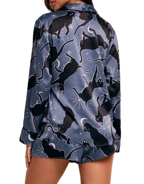 ADORE ME Sammie Pajama Set - Convo Blue
