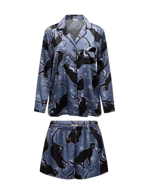 ADORE ME Sammie Pajama Set - Convo Blue