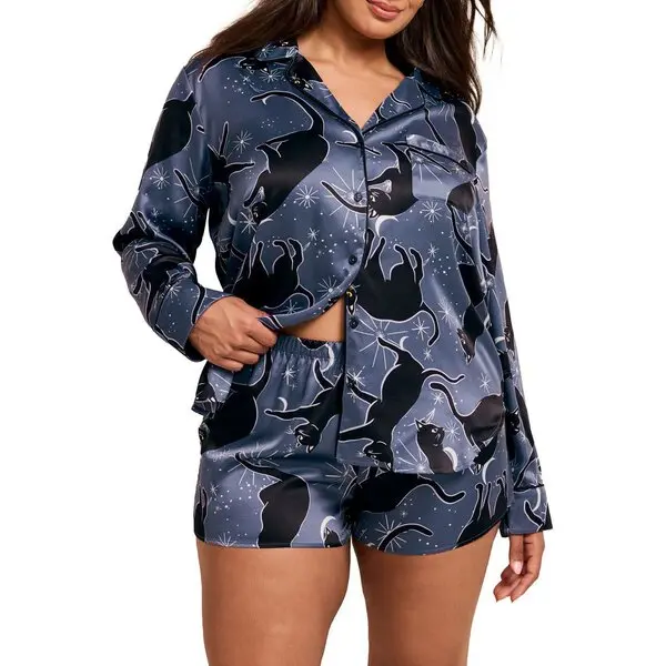 ADORE ME Sammie Pajama Set - Convo Blue