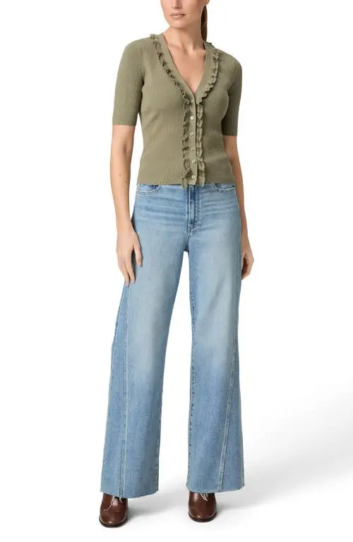 Paige Anessa Wide Leg Jeans - Explorer