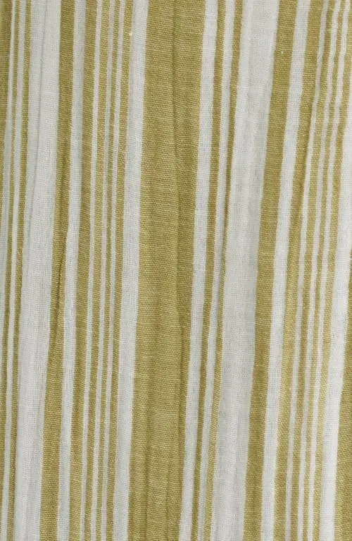 Rip Curl Striped Wide Leg Jumpsuit - Olive