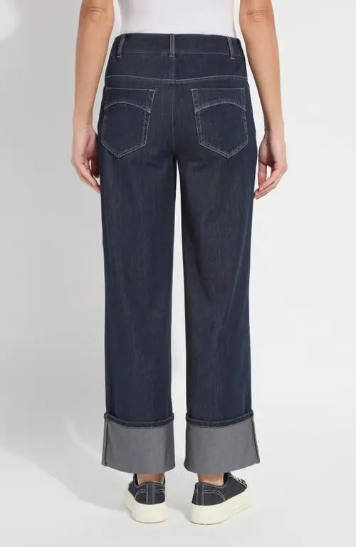 Lyssé Samara Cuffed Wide Leg Jeans