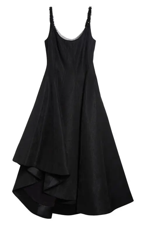 JASON WU Asymmetric Midi Cocktail Dress