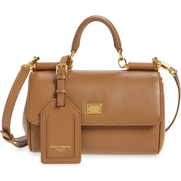 Dolce & Gabbana Mini My Sicily Handbag - 8z093 Caramello