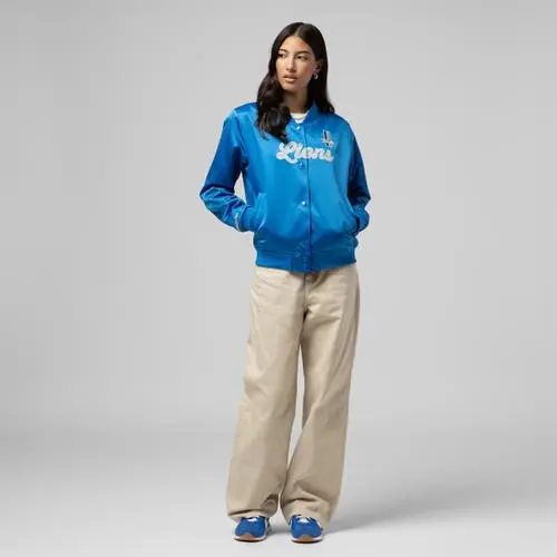 Mitchell & Ness Detroit Lions Full-snap Satin Jacket