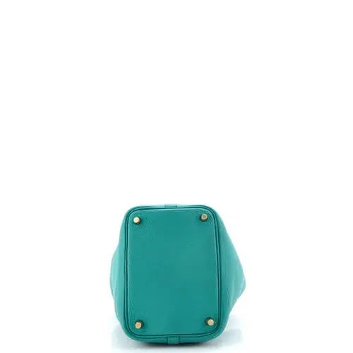 Hermès Picotin Lock Bag Clemence Pm - Green