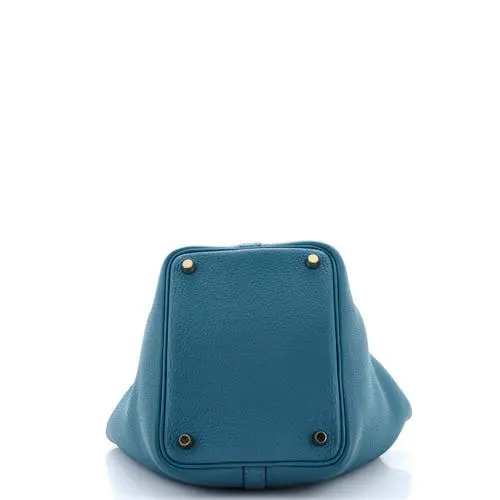 Hermès Picotin Lock Bag Clemence Pm - Green