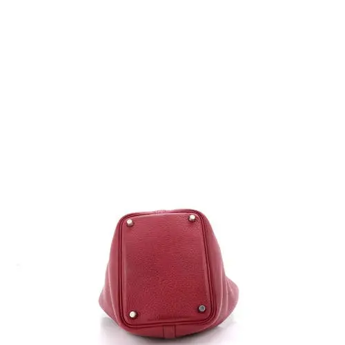 Hermès Picotin Lock Bag Clemence Pm - Rubis