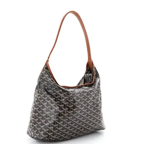 Goyard Boheme Hobo Coated Canvas - Black