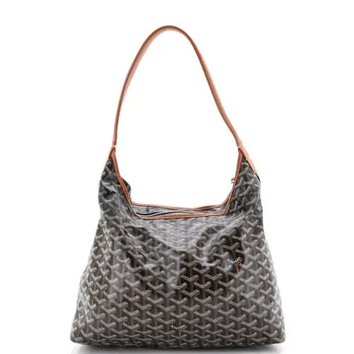 Goyard Boheme Hobo Coated Canvas - Black