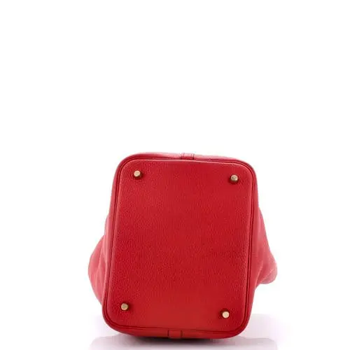 Hermès Picotin Lock Bag Clemence Mm - Red