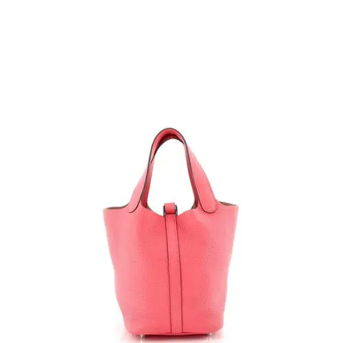 Hermès Picotin Lock Bag Clemence Pm - Pink