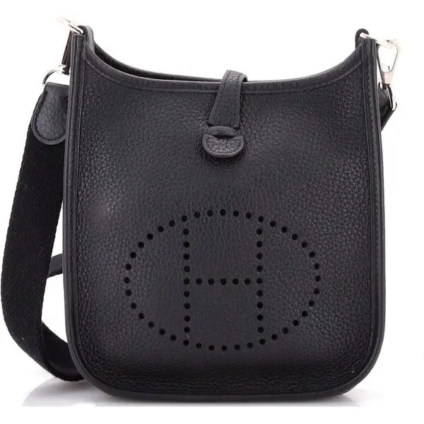 HERMES Evelyne Bag Gen Iii Clemence Tpm - Noir