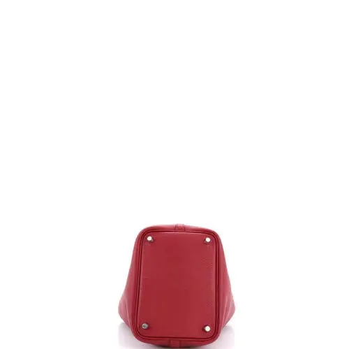 Hermès Picotin Lock Bag Clemence Pm - Red