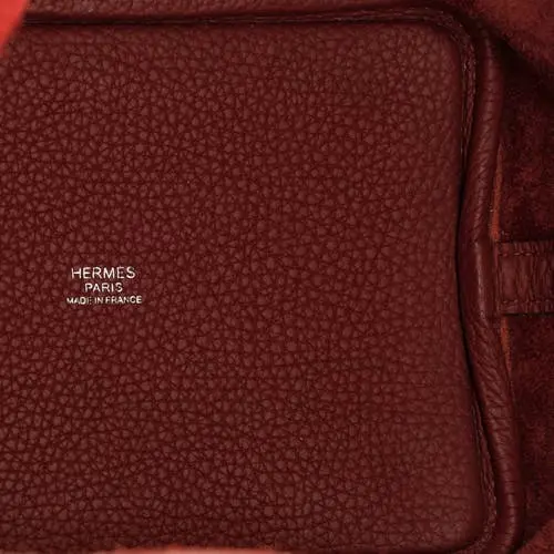 Hermès Picotin Lock Bag Clemence Pm - Red