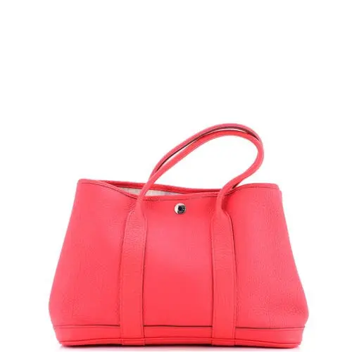 Hermès Garden Party Tote Leather 30 - Red