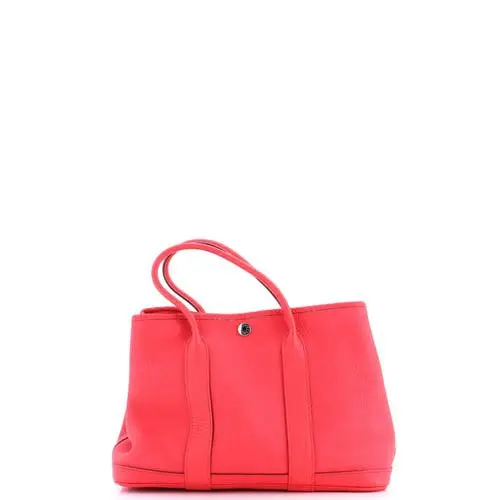 Hermès Garden Party Tote Leather 30 - Red