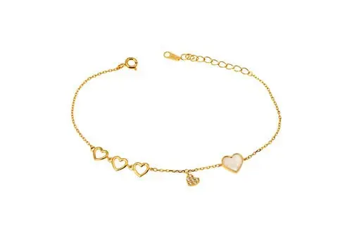 ARTE NOVA JEWELLERY Love Bracelet - Silver Gold Plated