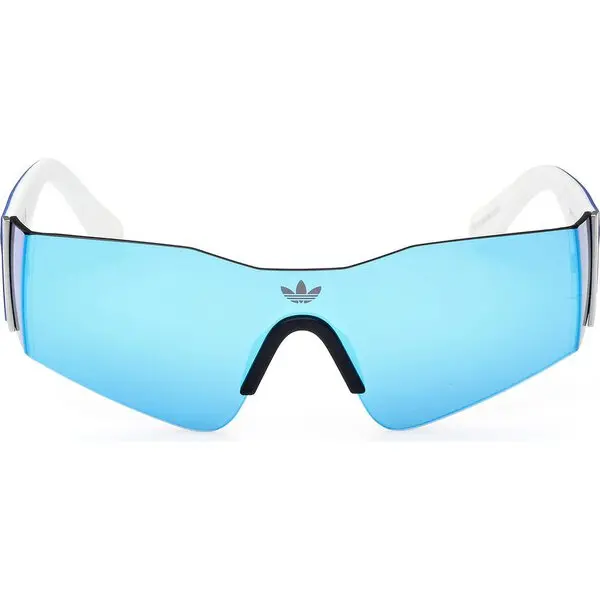 Adidas Shield Sunglasses - Matte Palladium/blue Mirror