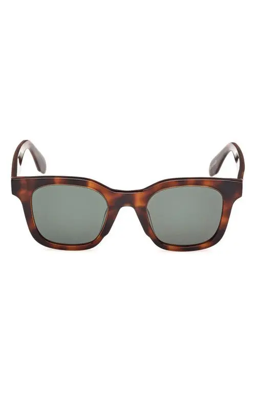 Adidas 47mm Sunglasses - Dark Havana/green