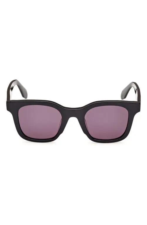 Adidas 47mm Sunglasses - Shiny Black/smoke
