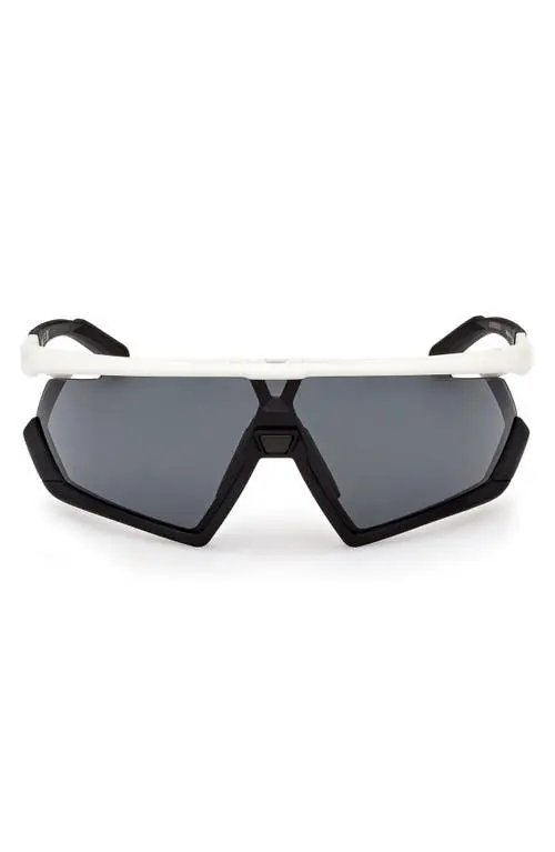Adidas Shield Sunglasses - White/other/smoke