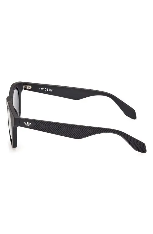Adidas 48mm Round Frame Sunglasses