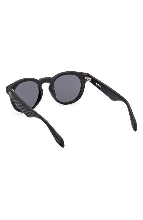 Adidas 48mm Round Frame Sunglasses