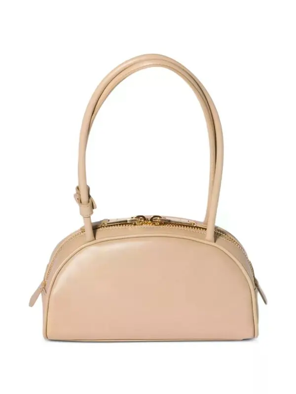 Miu Miu Beau Embossed-logo Leather Shoulder Bag
