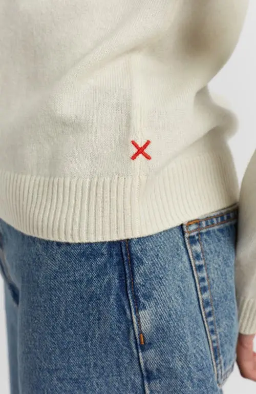 Chinti & Parker Wool Cashmere Polo Sweater - Cream