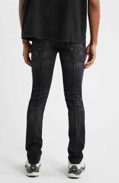 RtA Clayton Skinny Jeans - Graphite Fade
