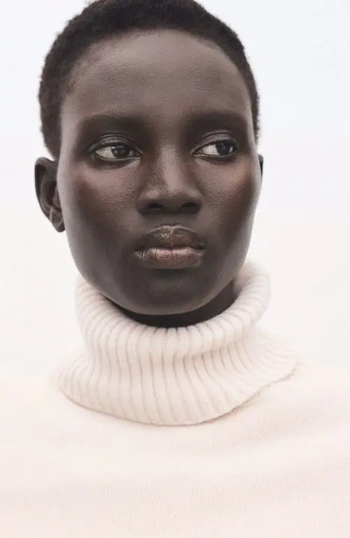 Mango Turtleneck Sweater - Ecru