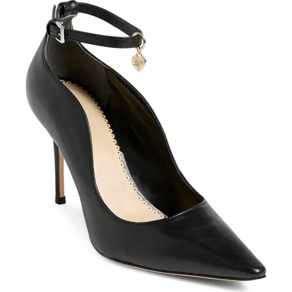 Cinq À Sept Pointed Toe Pumps With Ankle Strap