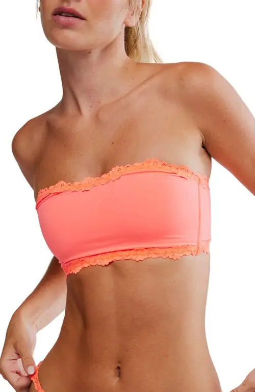 Free People Charlie Bandeau Bra - Sunset