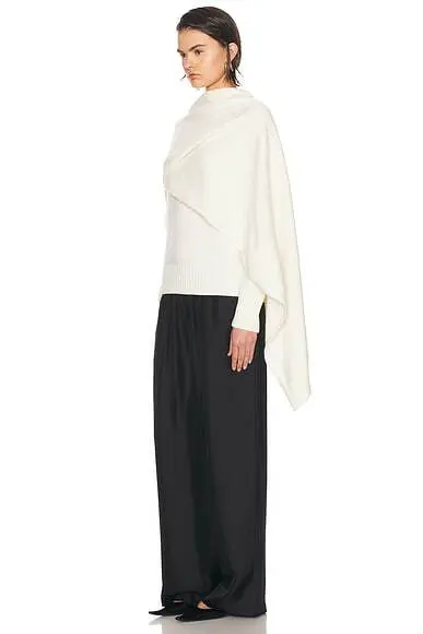 A.L.C. Davin Shawl Sweater - Ivory