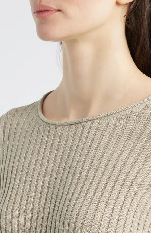 Eileen Fisher Ribbed Knit Sweater