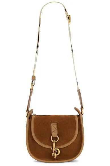 Burberry Mini B-clip Messenger Bag - Hazel