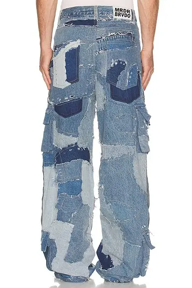 WHO DECIDES WAR Unearthed Cargo Pants - Denim