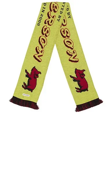 JW Anderson Piglet Football Scarf - Marigold