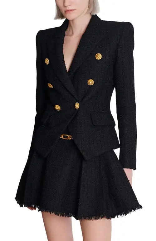Balmain 6-button Tweed Jacket