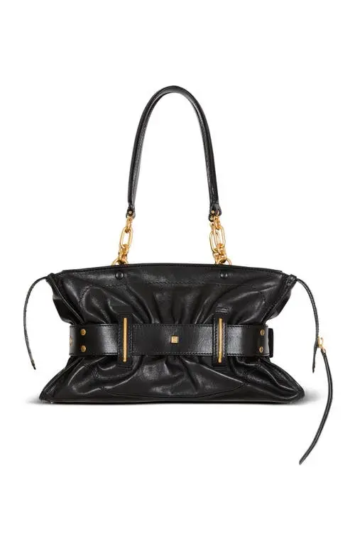 Balmain Calfskin Leather Anthem Bag