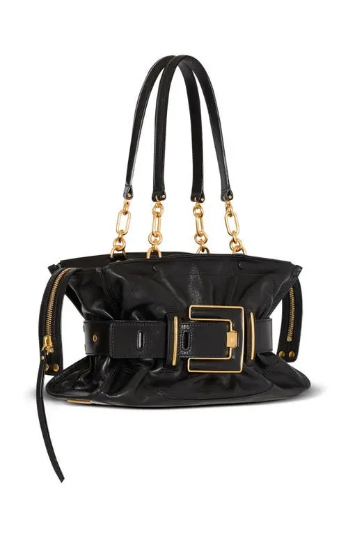 Balmain Calfskin Leather Anthem Bag