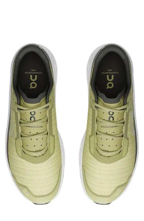 On Cloudmonster Void Sneakers - Papyrus/white