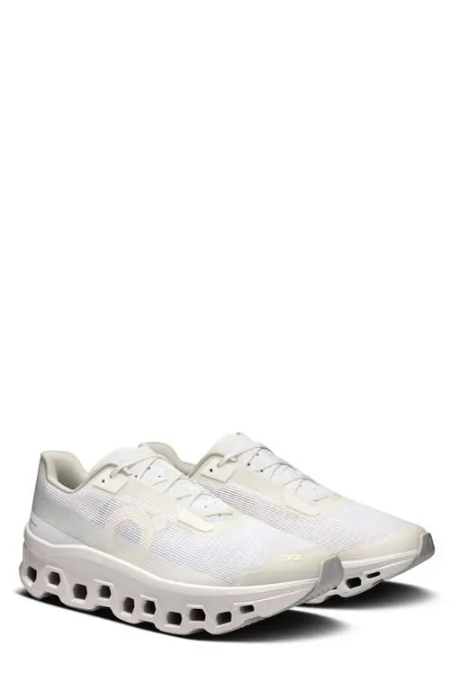 On Cloudmonster Void Sneakers - White/ivory