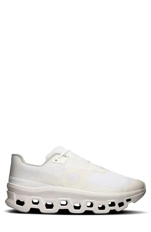 On Cloudmonster Void Sneakers - White/ivory