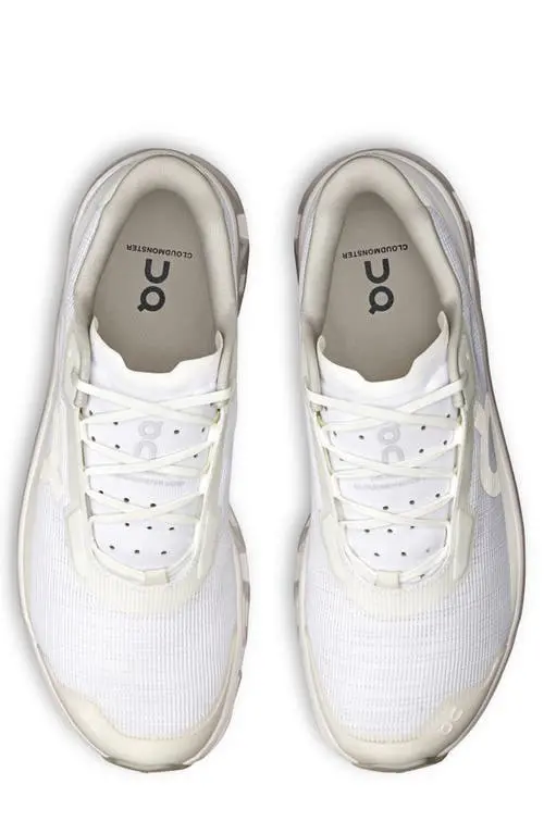 On Cloudmonster Void Sneakers - White/ivory