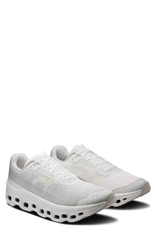 On Cloudmonster Void Sneakers - White/white