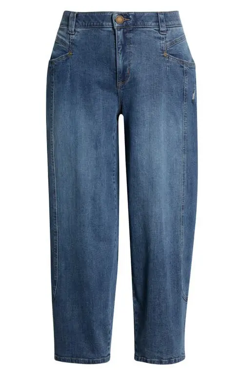 Wit & Wisdom High Waist Ankle Barrel Jeans
