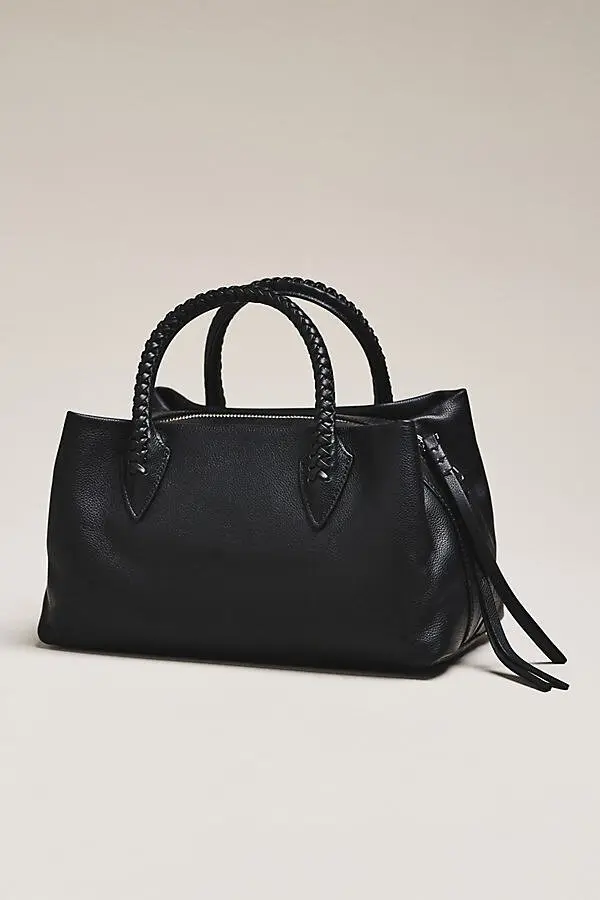 ORYANY Roy Leather Satchel - Black